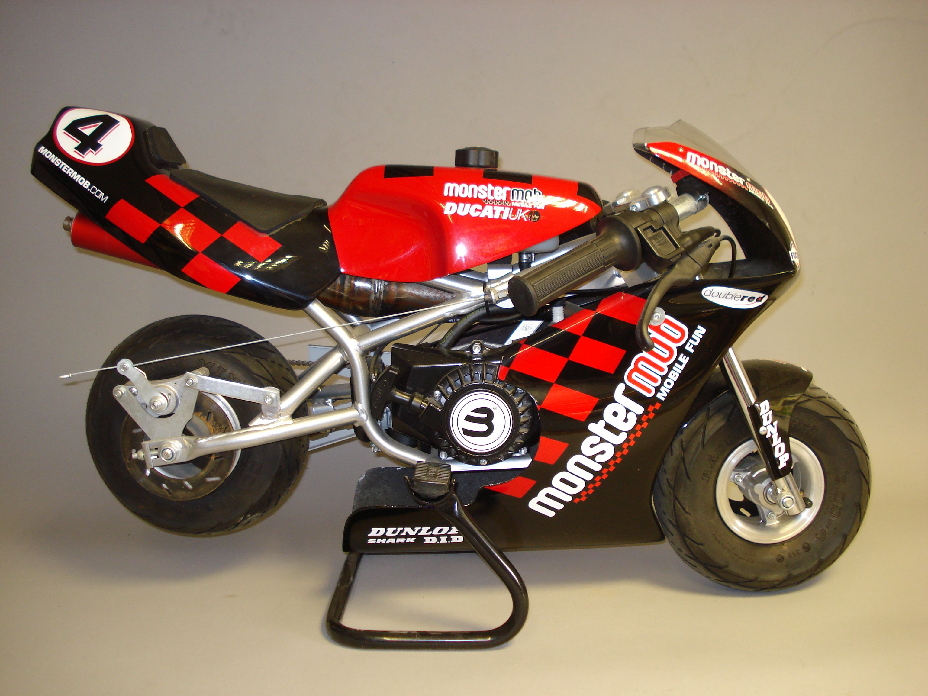 Bonhams Cars : A Michael Laverty signed 'Monster Mob Ducati' Mini-Moto ...