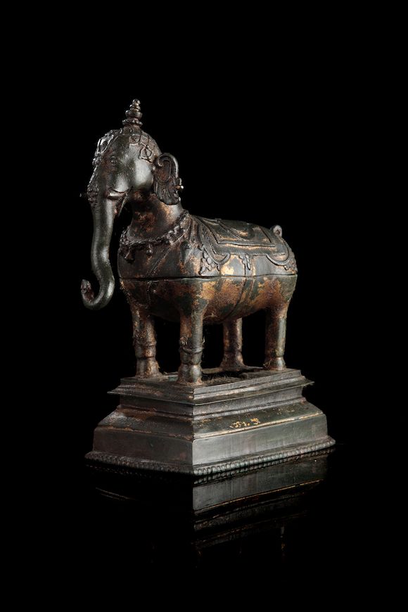 Bonhams : An Indian gilt bronze censer 18th century