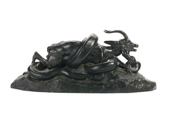 Bonhams : Antoine-Louis Barye (French, 1795-1875): A bronze model of ...