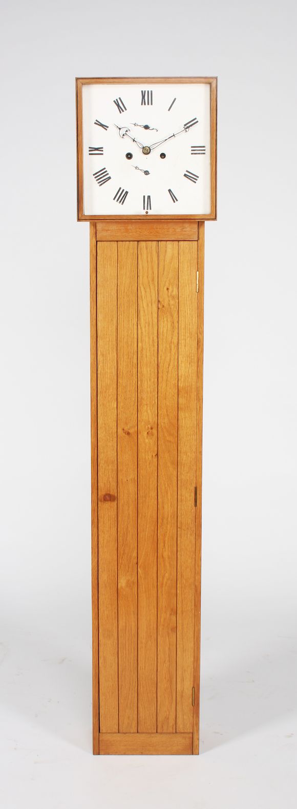 Bonhams : A David Medd oak longcase clock