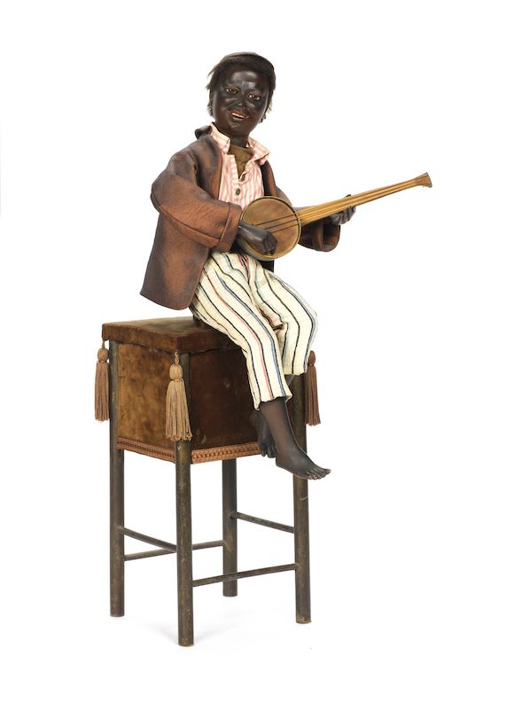Bonhams : A good negro banjo-player musical automaton, by Vichy, circa ...