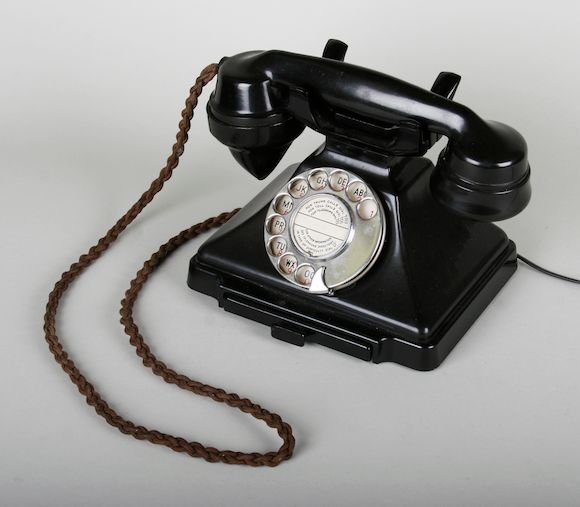 Bonhams : A Bakelite telephone,mid 20th Century,