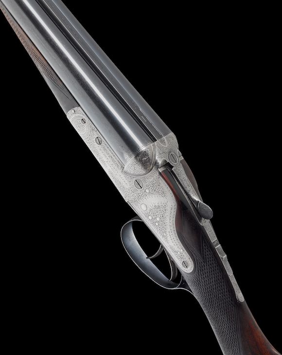Bonhams : A 12-bore assisted-opening backlock ejector gun by C ...
