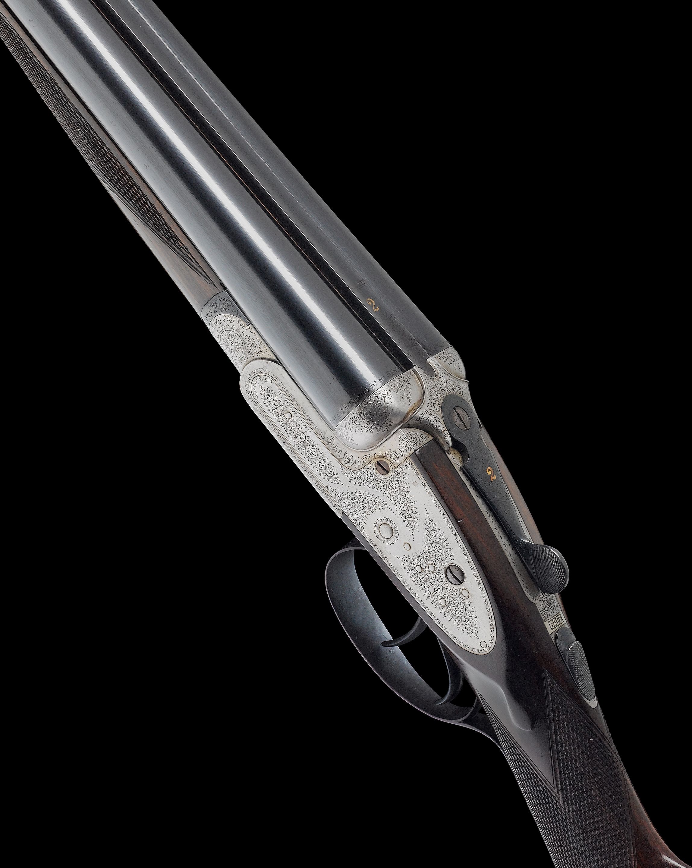 Bonhams : A 12-bore sidelock ejector gun by W. Richards, no. 10050