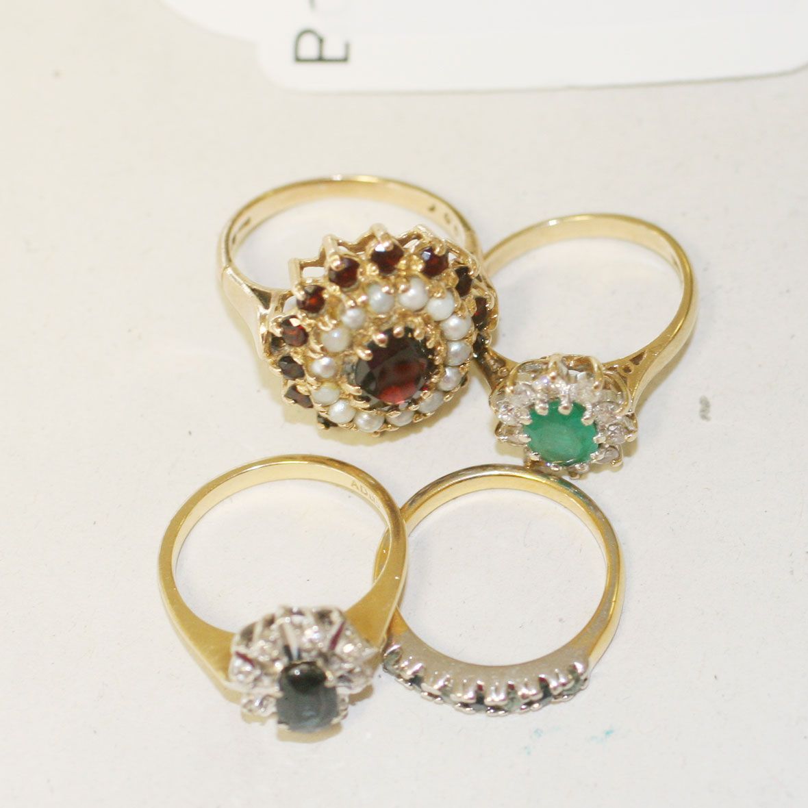 Bonhams : A collection of four rings