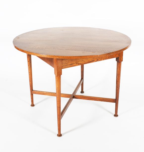Bonhams : An oak centre table attributed to William Birch
