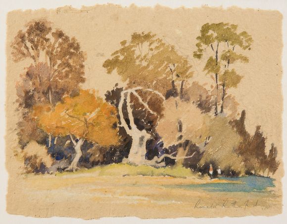 Bonhams : Ronald Rutherford (20th Century) 'Dead tree Henham, Suffolk'