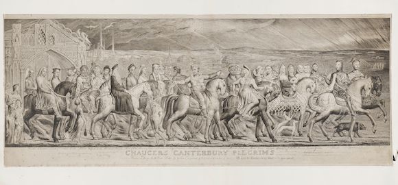Bonhams : William Blake (British, 1757-1827) Chaucer's Canterbury ...