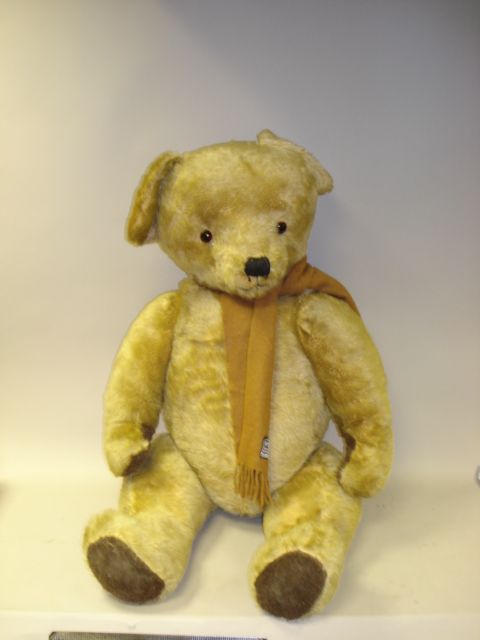 Bonhams : Large Merrythought Teddy bear, 1950's
