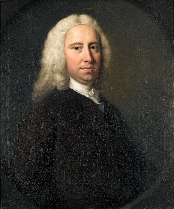 Bonhams : Thomas Hudson (Devonshire 1701-1779 Twickenham) Portrait of ...