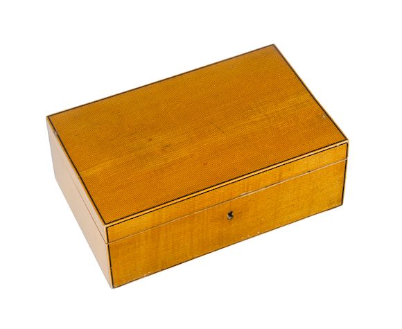 Bonhams : An early 19th century Mauchline Ware sycamore and pen work ...