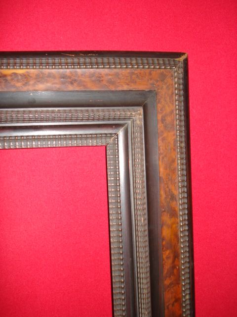 Bonhams : A Dutch 19th Century burr walnut ripple moulding frame
