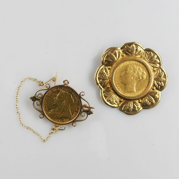 Bonhams : Victoria: two sovereigns, 1887 (young head) and 1894, both in ...