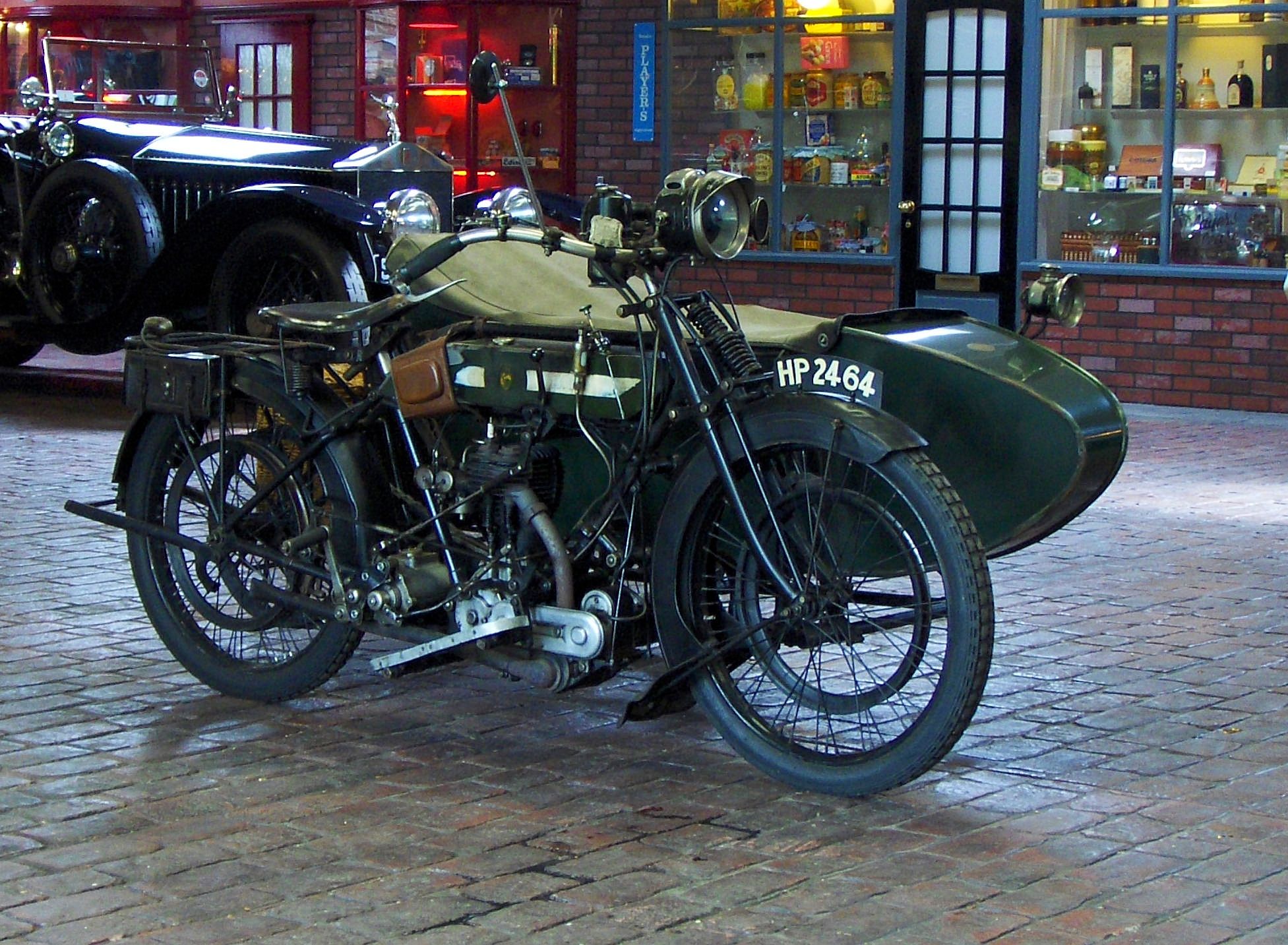 1914 BSA 557cc Model K Motorcycle Combination with BSA No.2 Sidecar ...