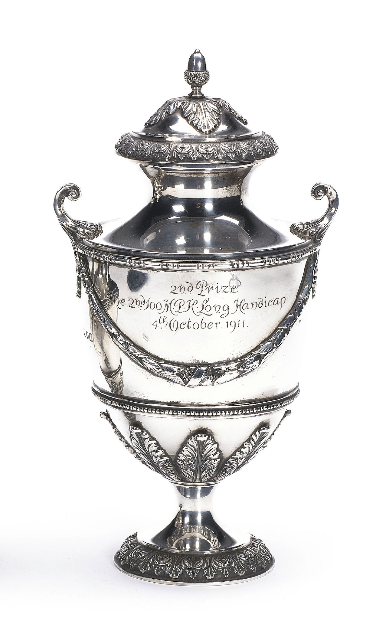 Bonhams Cars : A BARC Brooklands 2nd prize silver trophy won by Percy ...