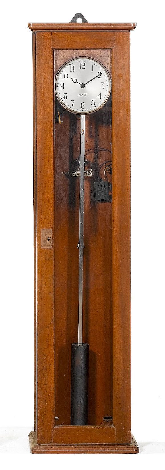 Bonhams : A 20th century Gents electrical master clock with seconds ...