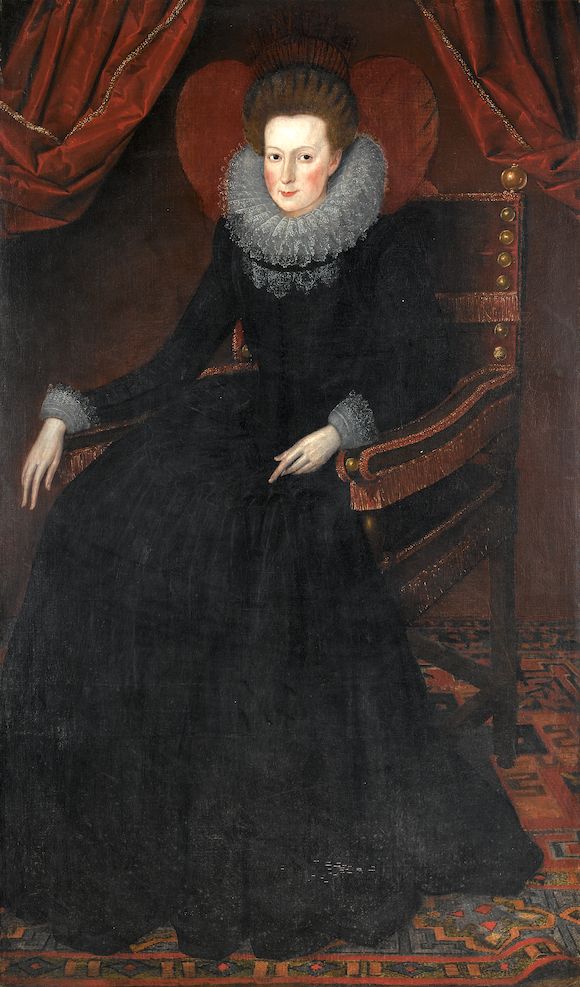 Bonhams : Circle of William Larkin (active 1580-1619 London) Portrait ...