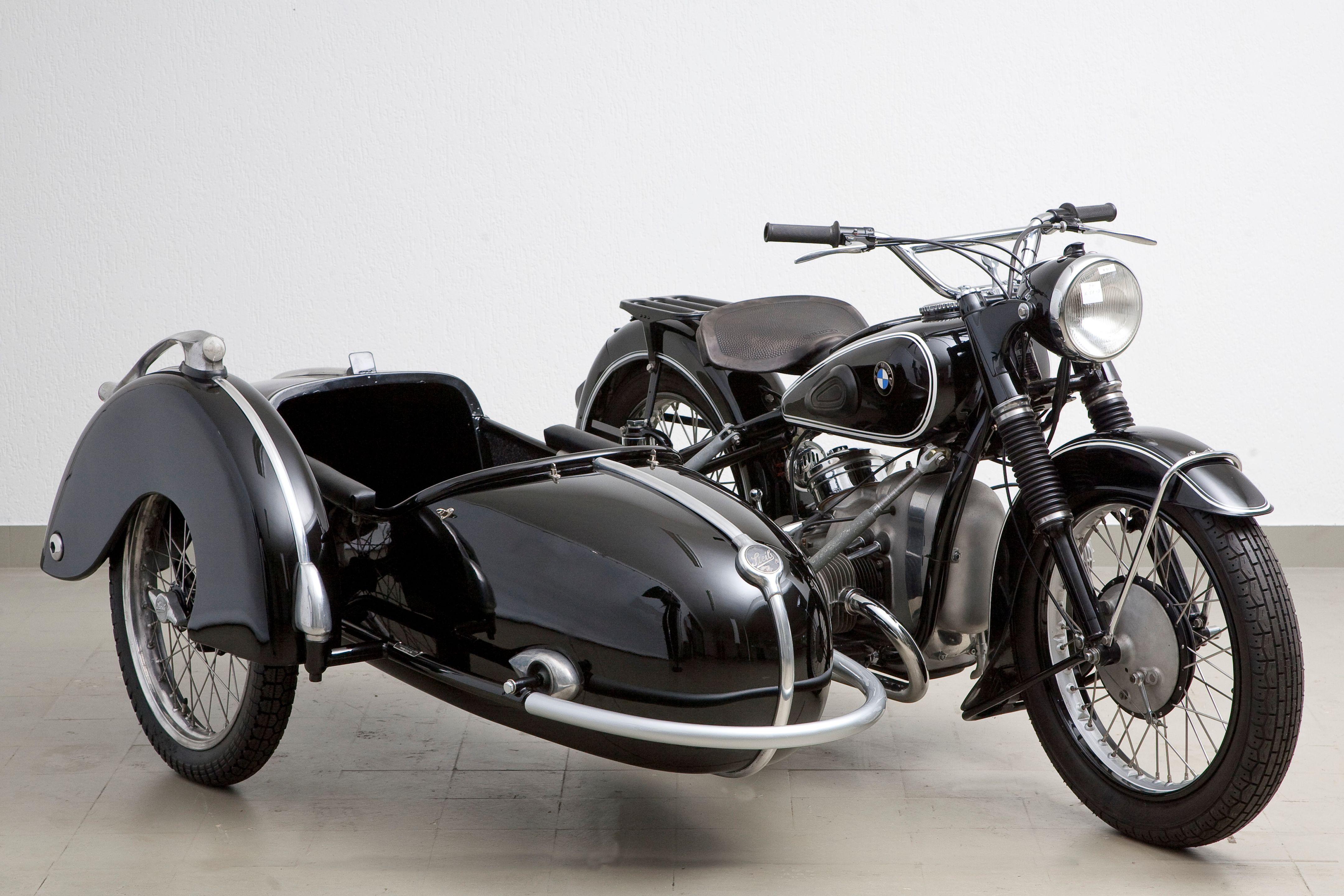 Bonhams Cars : 1953 BMW 494cc R51/3 & Steib Sidecar Frame no. 533780 ...