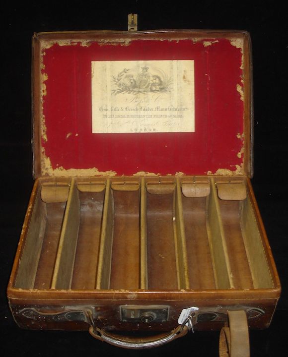 Bonhams : A Boss & Co. leather cartridge-magazine