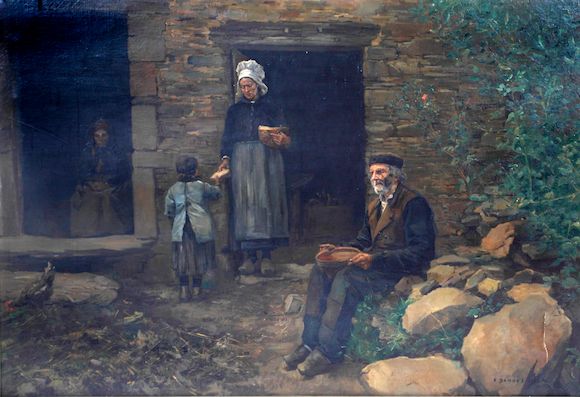 Bonhams : Pierre Emmanuel Eugène Damoye (French, 1847-1916) Feeding the ...