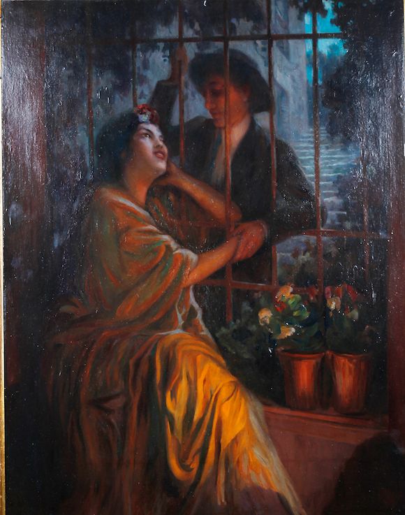 Bonhams : Jean Sala (Spanish, born 1895) The Courtship