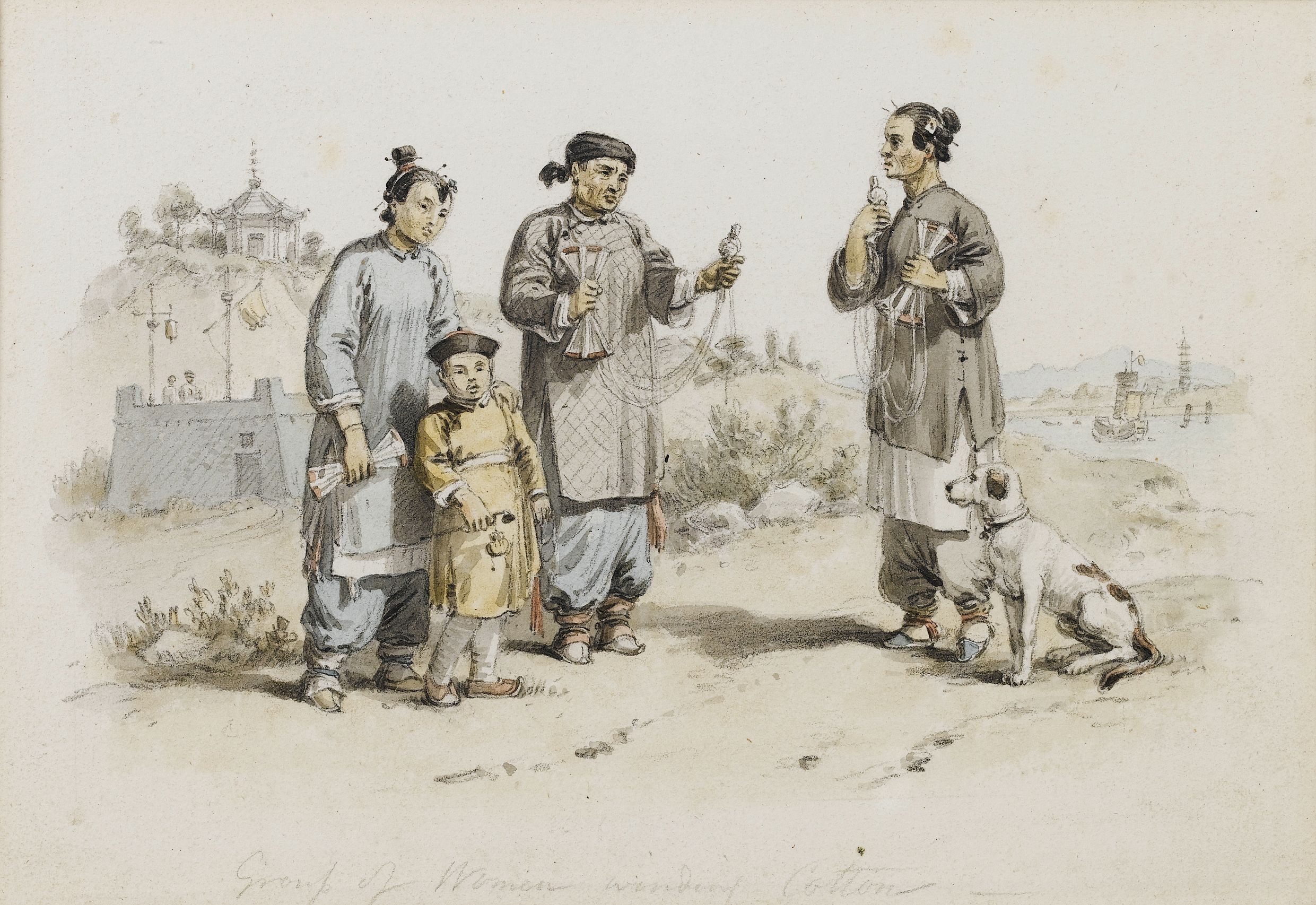 Bonhams : William Alexander (British, 1767-1816) 'A group of women ...