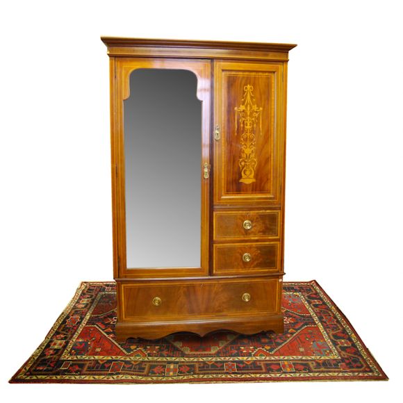 Bonhams : A Maple & Co Edwardian mahogany, satinwood-crossbanded and ...