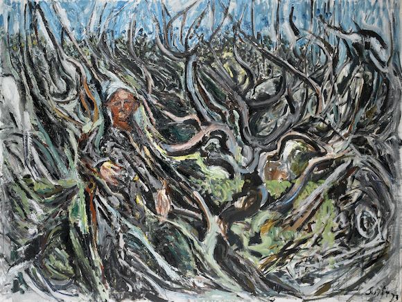 Bonhams : Patrick Swift (Irish, 1927-1983) Emerging Figure 198 x 150 cm ...