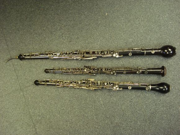Bonhams : A Jacques Albert Baritone Oboe, circa 1900 (6)