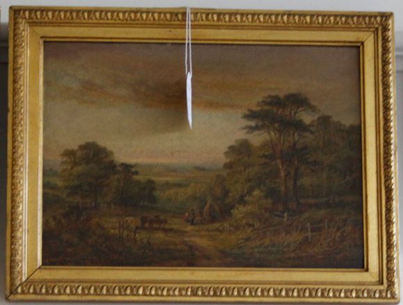 Bonhams : Harry Wallace (British) The gypsy encampment