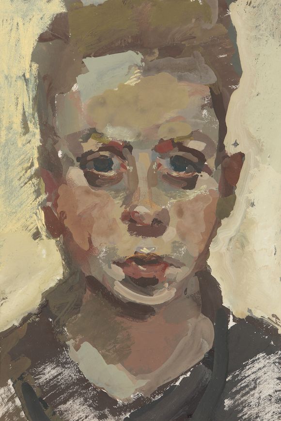 Bonhams : Alison Watt ARSA (British, 1965) Self Portrait