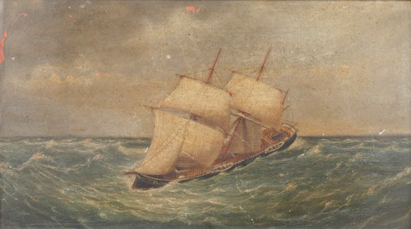 Bonhams : English school, 19th Century HMS Magpie 3 Off Socotra, going ...