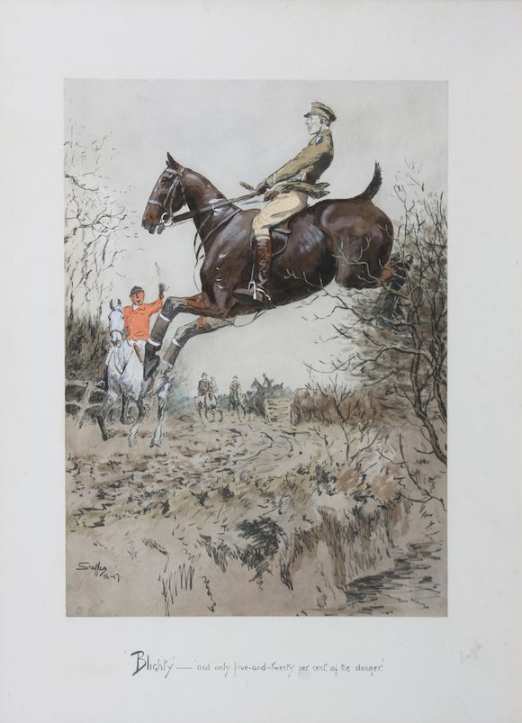 Bonhams : Charlie Johnson Payne, 'Snaffles' (British, 1884-1967 ...