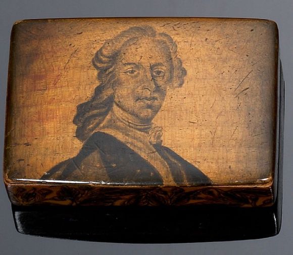 Bonhams : Jacobite Interest: A 19th century Mauchline Ware sycamore and ...