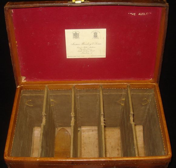 Bonhams : A rare J. Purdey & Sons 'The Audley' leather cartridge-magazine