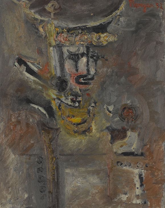 Bonhams : Maryan (Pinchas Burstein) (American, 1927-1977) Untitled, 1952