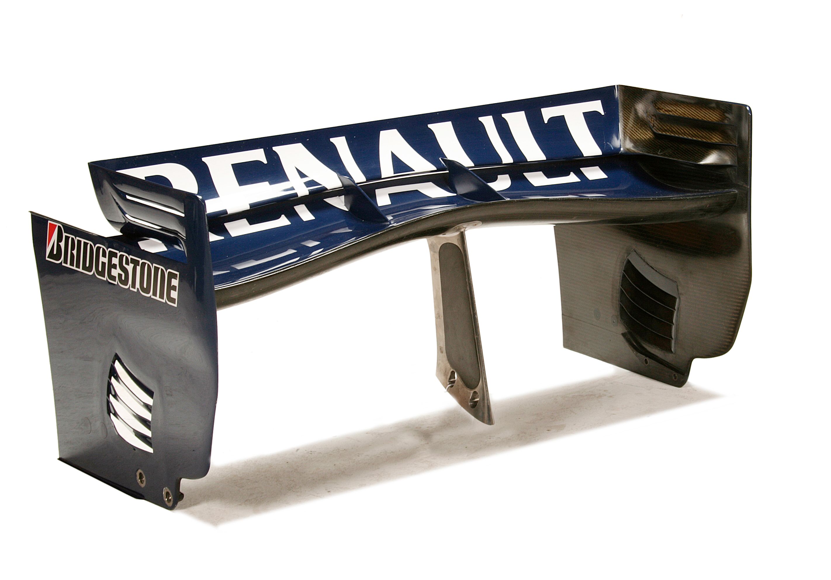 Bonhams Cars : A Renault R27 Formula 1 car rear wing, 2007,