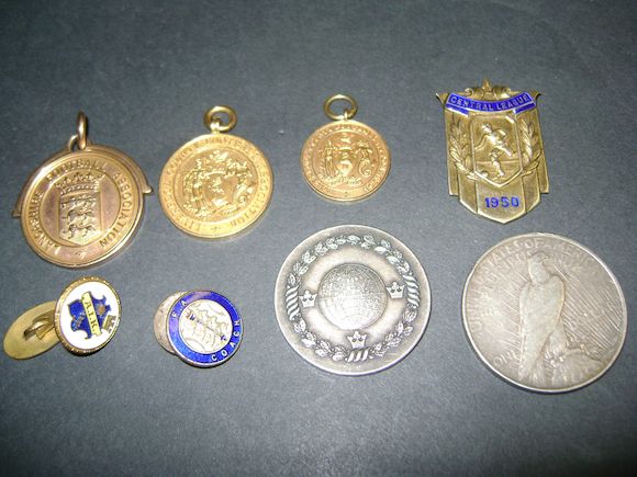 Bonhams : A collection of football medals awarded to Jimmy Seddon