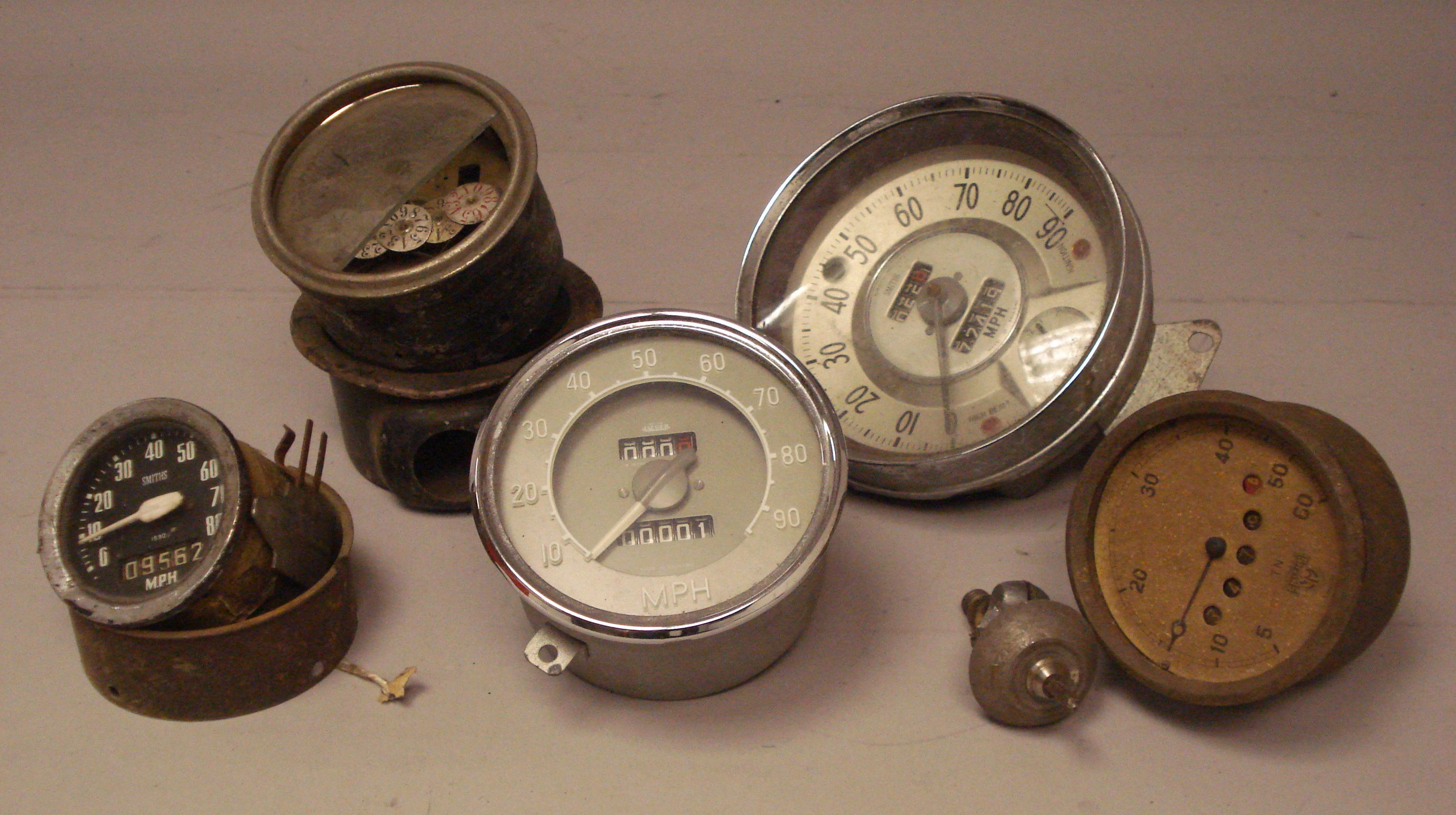 Bonhams Cars : A British Jaeger F.R.U speedo,