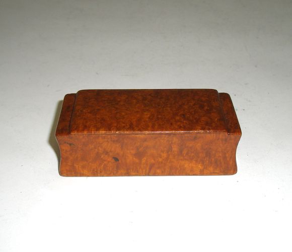 Bonhams : A Victorian Mauchline Ware amboyna wood snuff box, by C ...