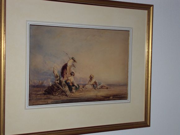 Bonhams : Aaron Edwin Penley (British, 1807-1870) Coastal landscape ...