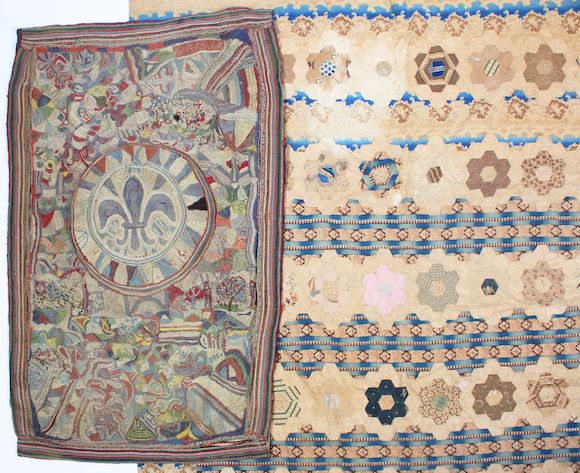 Bonhams : A Victorian patchwork quilt