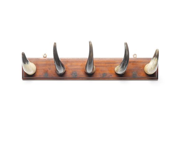 Bonhams : A horn coat rack