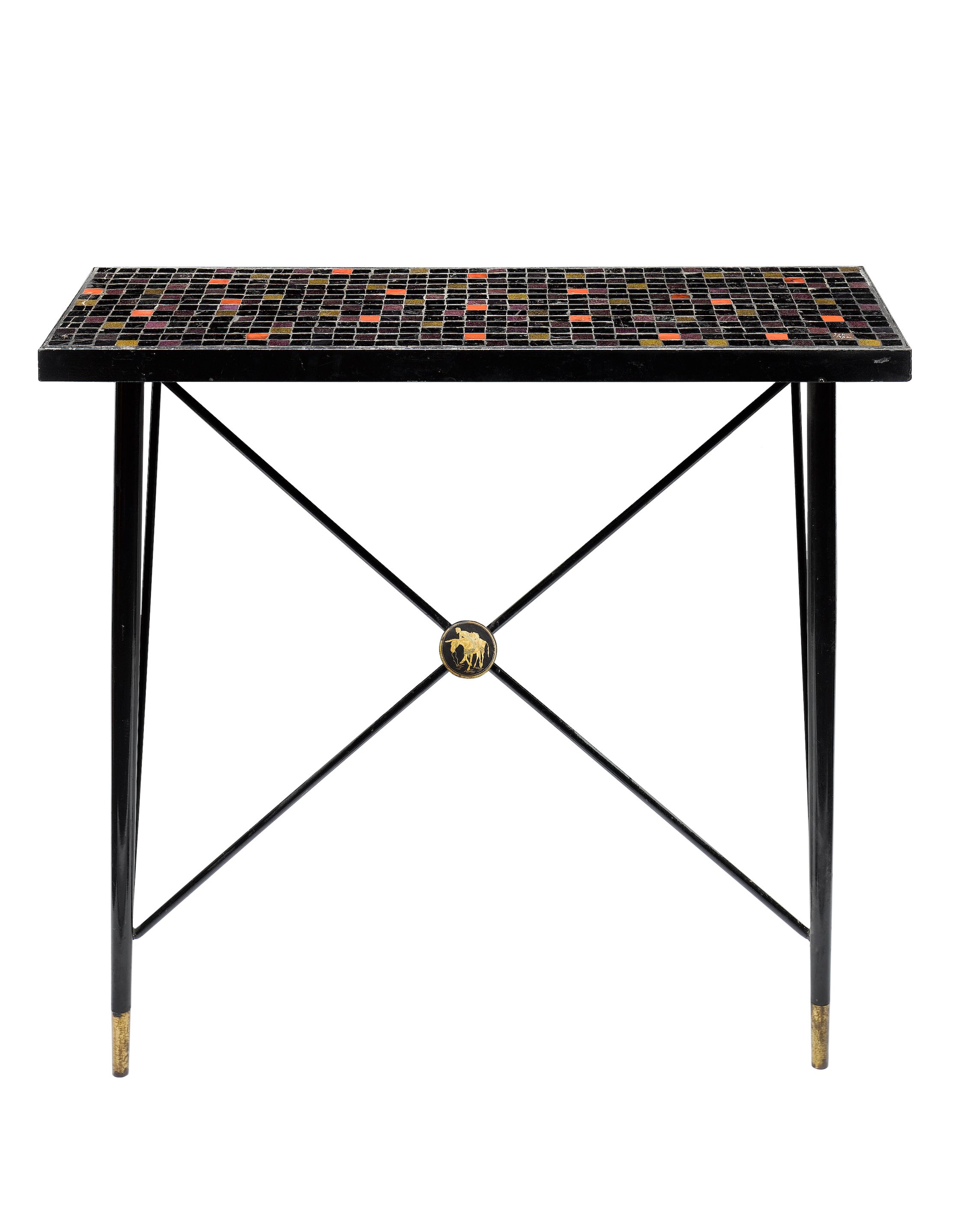 Bonhams : John Piper, a console table, circa 1955 ebonised and gilt ...