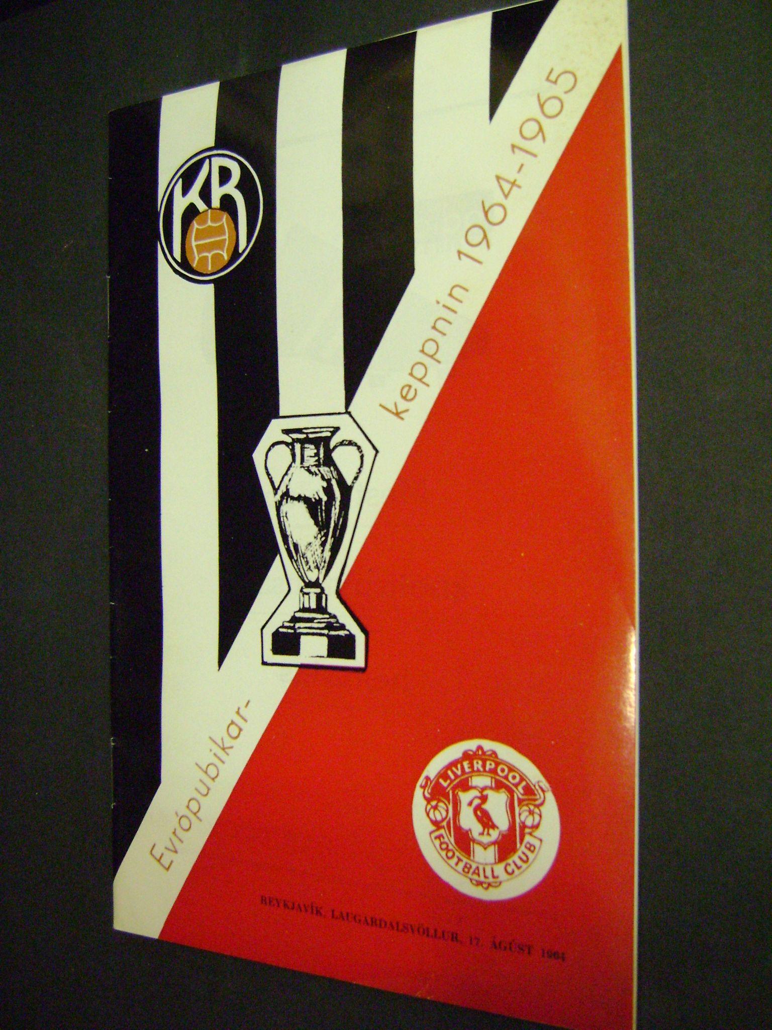 Bonhams : 1964 Reykavik v Liverpool first European Cup game programme