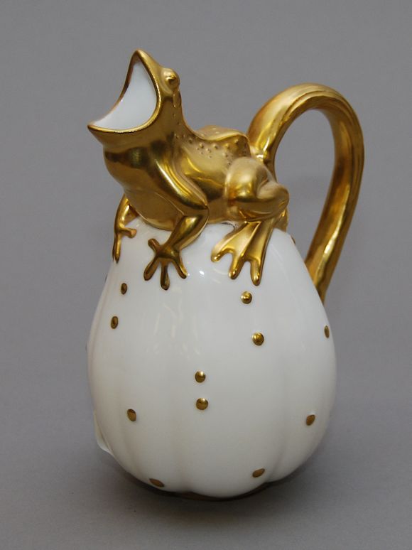 Bonhams : A Minton 'Archive Inspired' collection frog jug