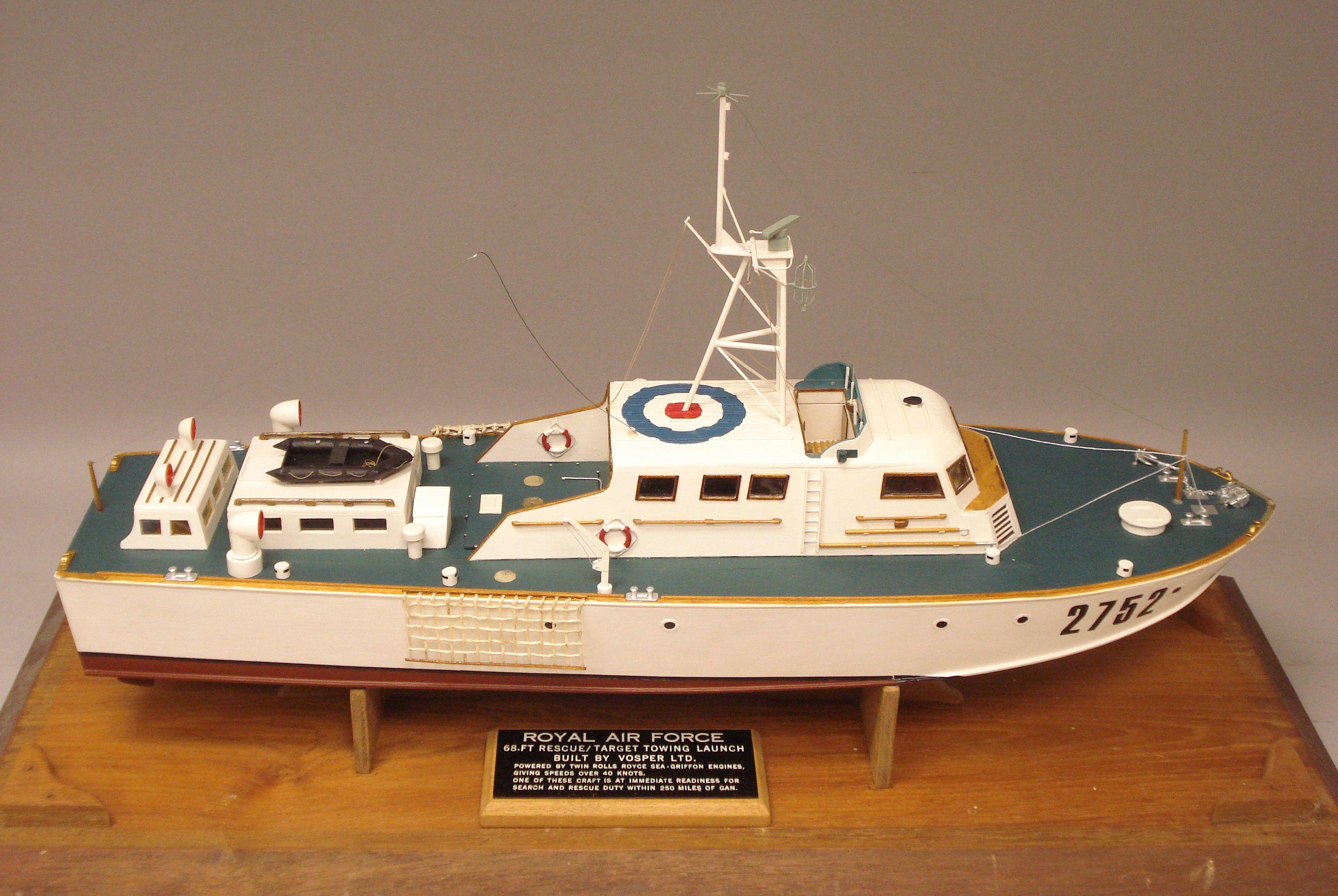 Bonhams Cars : A large scale hand-built model of an RAF 68' rescue ...