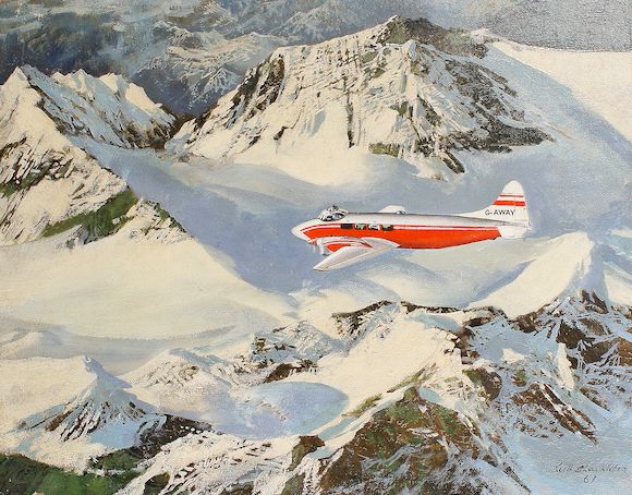 Bonhams : Keith Hope Shackleton (British, born 1923) Aeroplane over ...