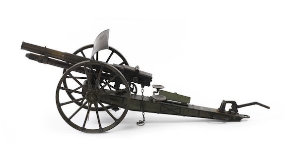 Bonhams : A Marklin toy model of a field gun,