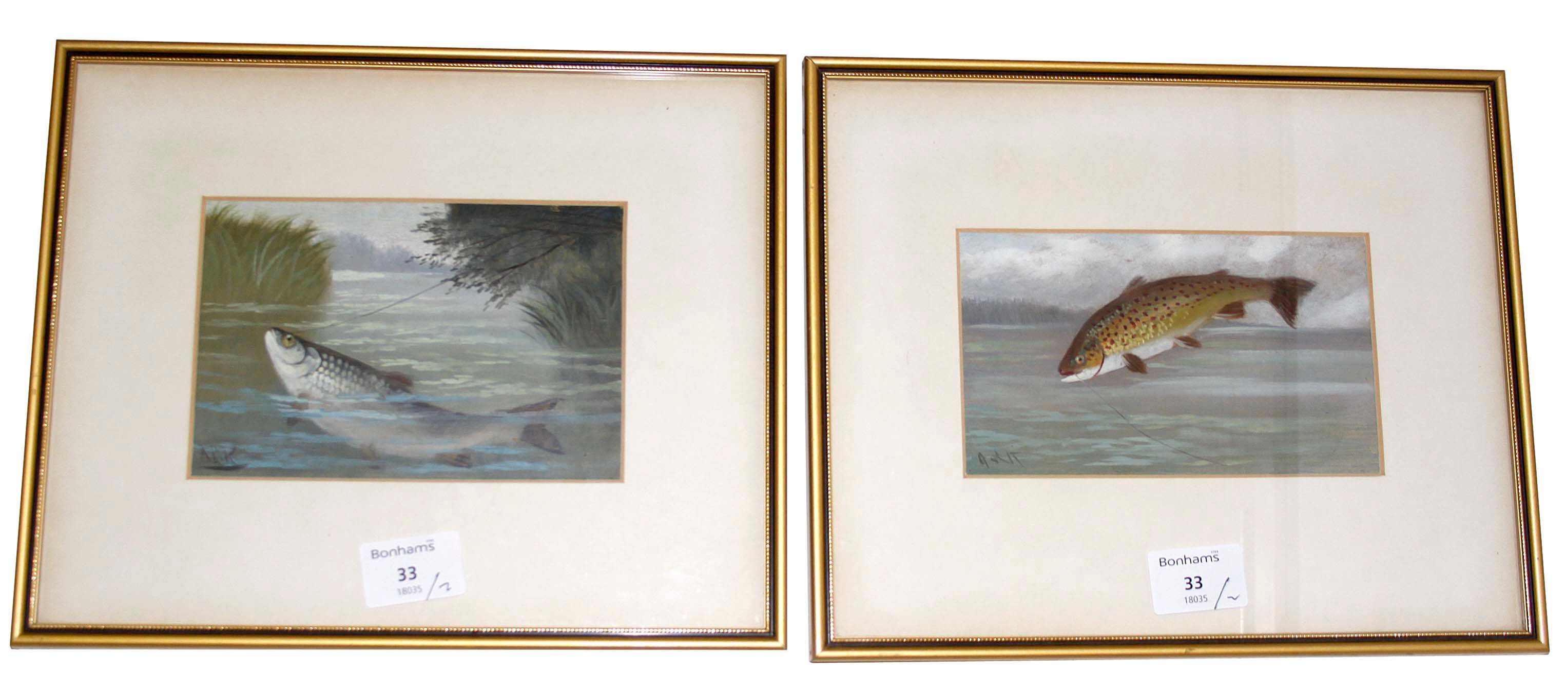 Bonhams : A. Roland Knight (British, active circa 1810-1840) Trout ...